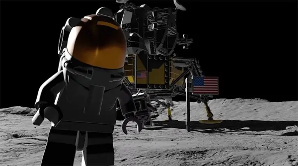 The LEGO Group celebrates the Moon landing with short animation