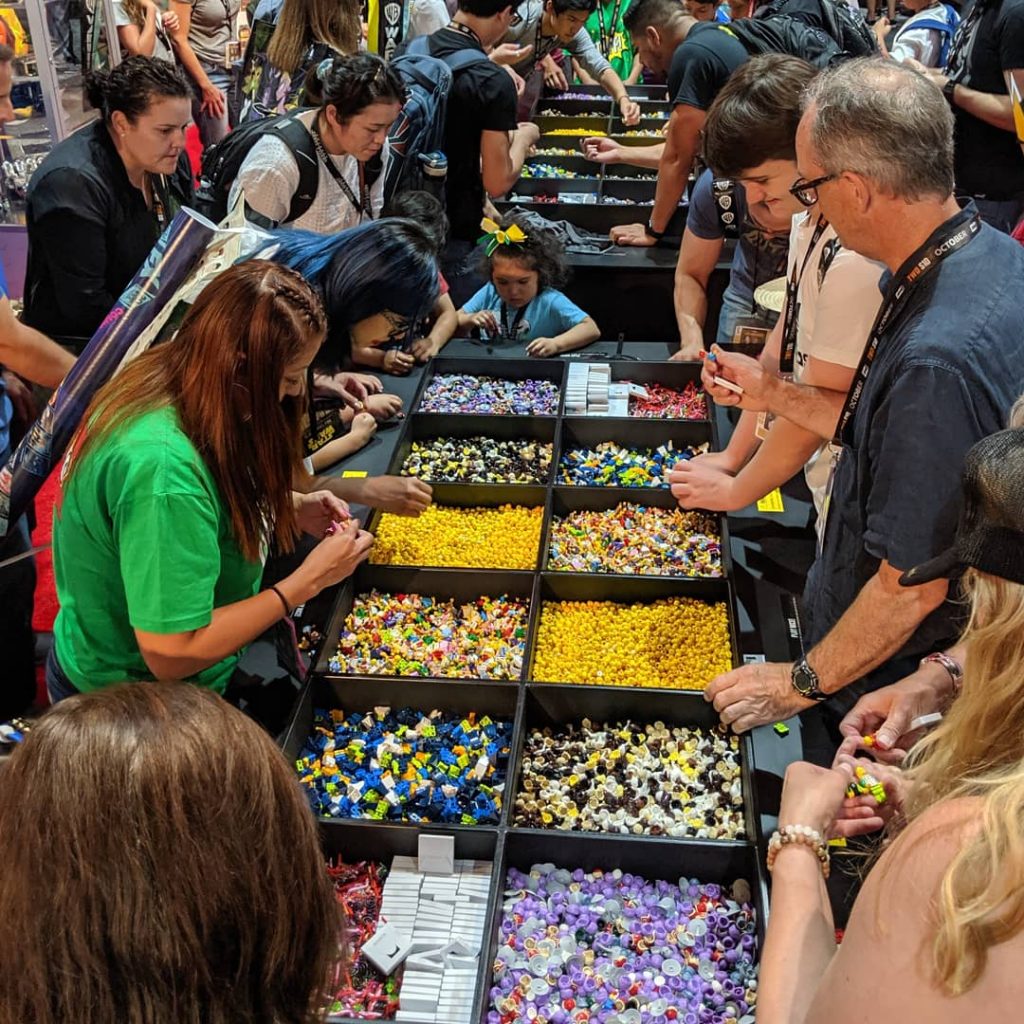 Exclusive LEGO minifigure parts at San Diego Comic Con 2019
