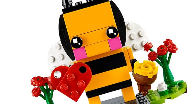 Free LEGO BrickHeadz 40270 Valentine's Bee promotion for US fans
