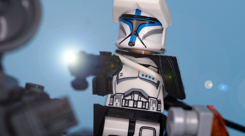 Brick Pic of the Day: Captain Rex in action