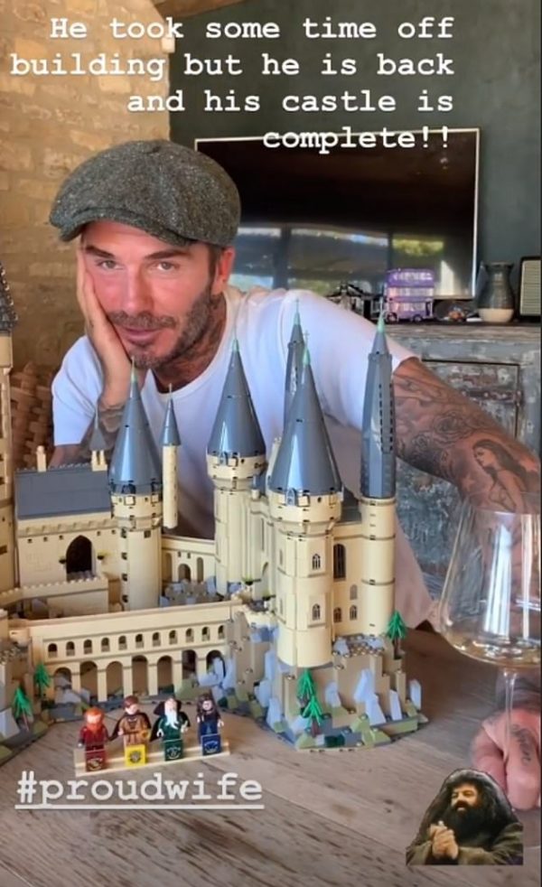 David Beckham is all of us when asked about our top LEGO sets