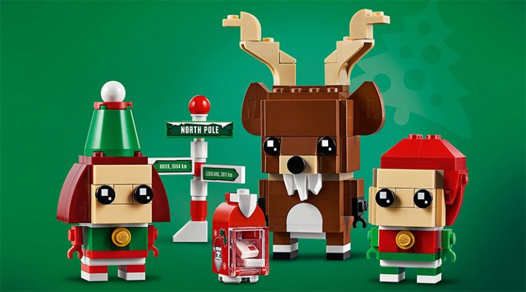 LEGO BrickHeadz 40353 Reindeer, Elf & Elfie revealed