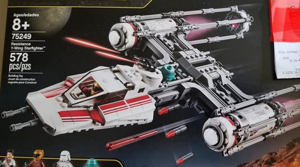 LEGO Star Wars 75249 Resistance Y-wing Starfighter found in US store