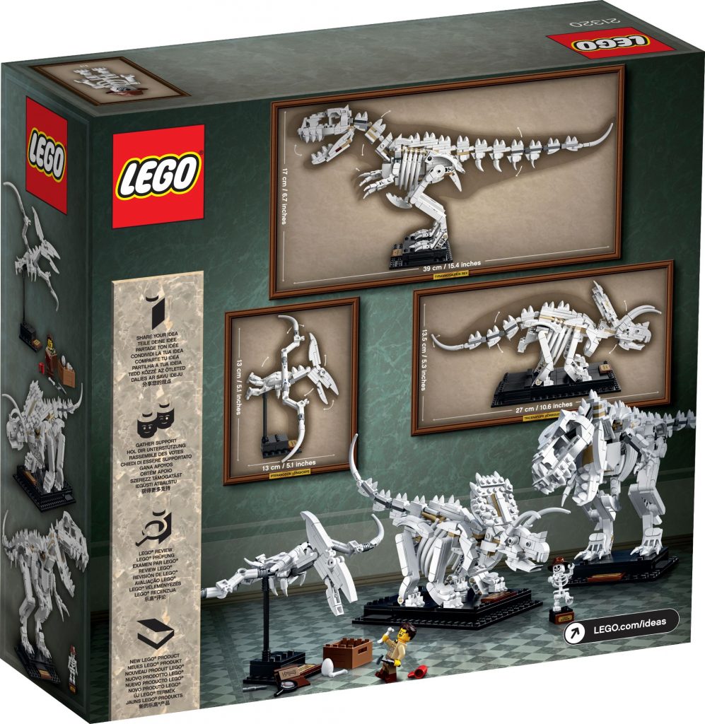 LEGO Ideas 21320 Dinosaur Fossils revealed