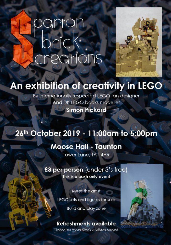 Spartan Brick Creations LEGO exhibition returning this October