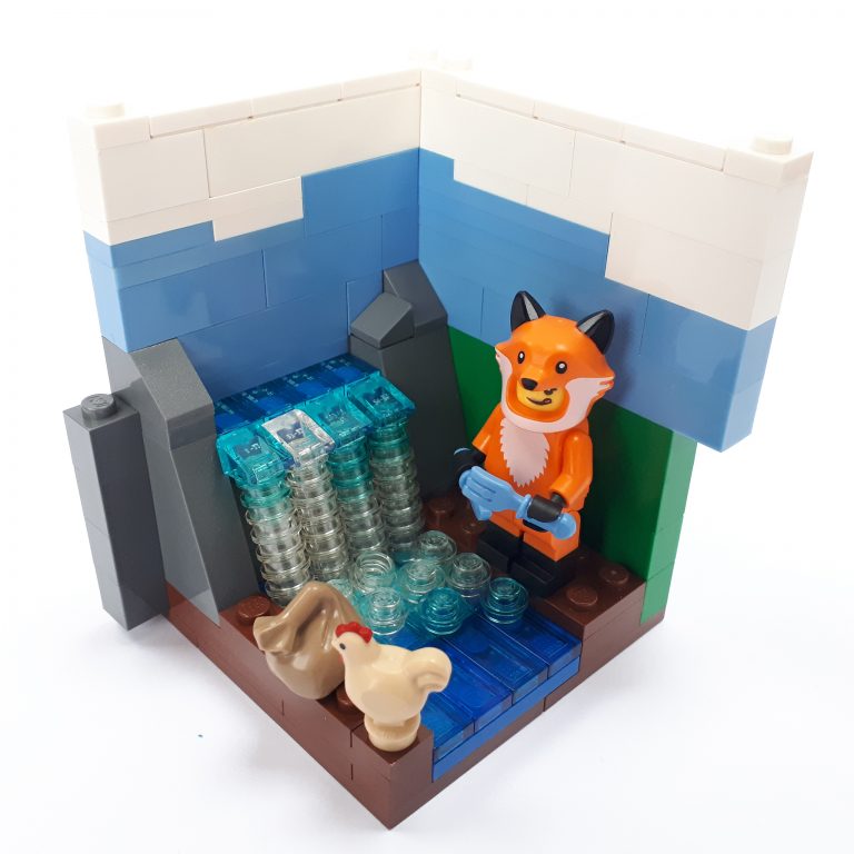 LEGO Collectible Minifigures Series 19 vignettes: Fox Costume Girl