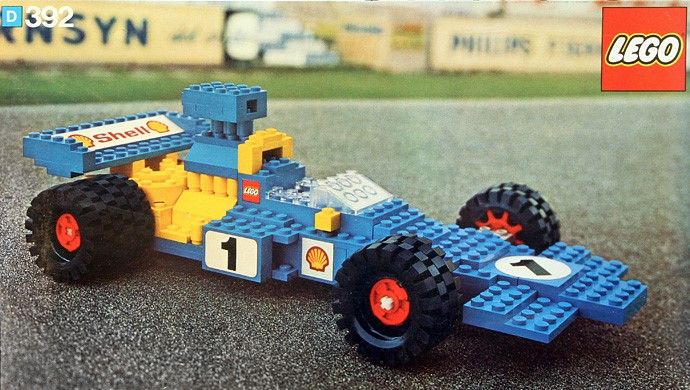 The evolution of LEGO Formula 1 sets from 1975 to 2024