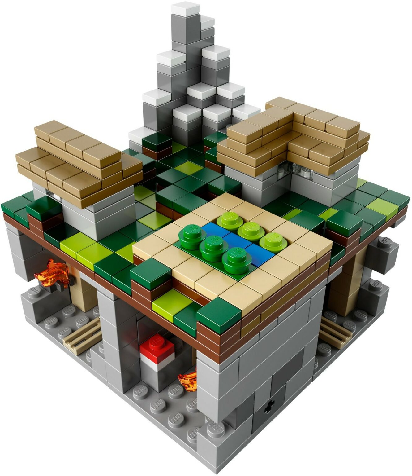 Every LEGO Minecraft Micro World set so far