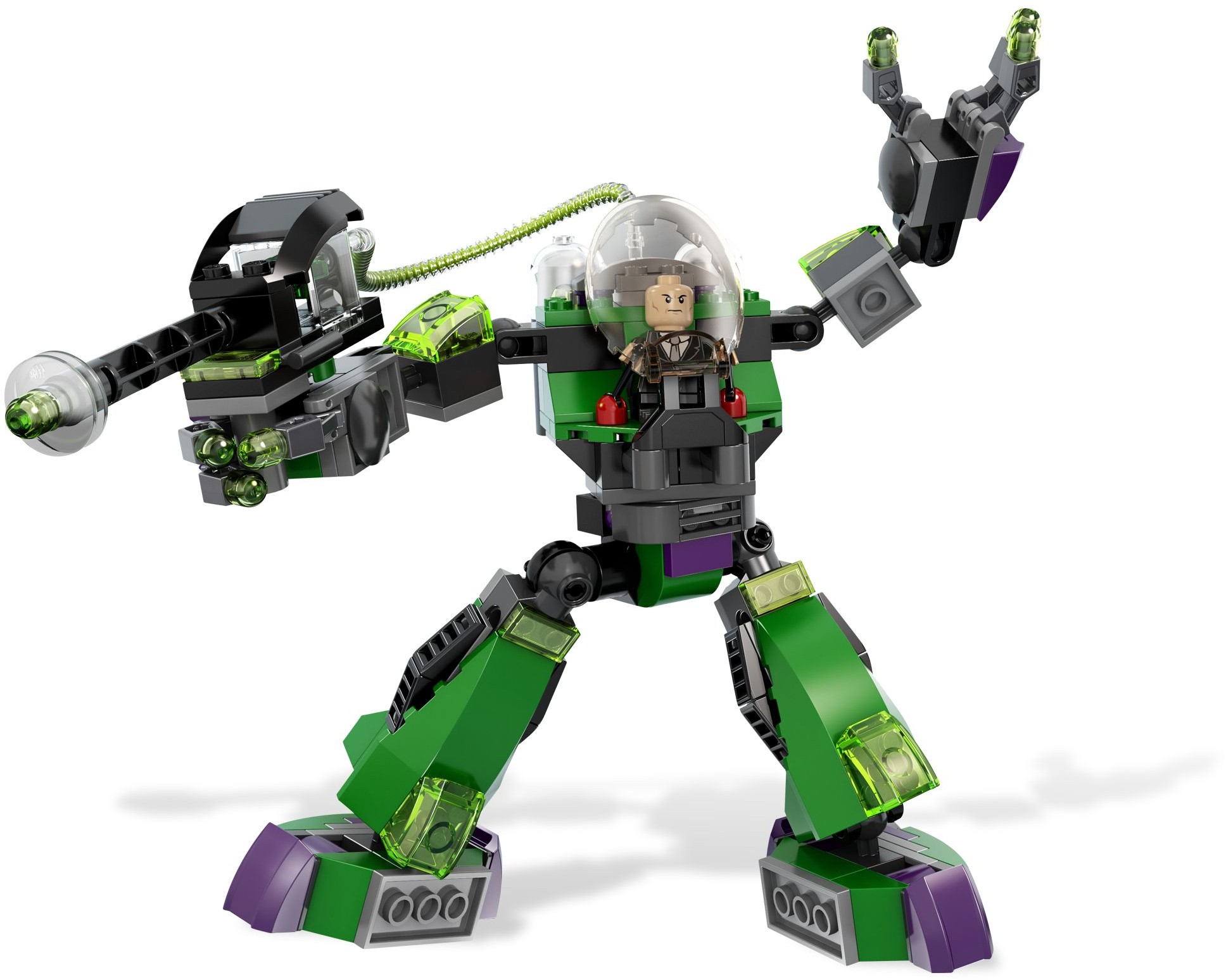 Superman vs. Power Armor Lex - Brick Fanatics