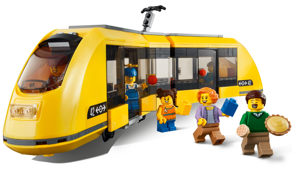 The history of LEGO trams from Spider-Man to the Winter Village