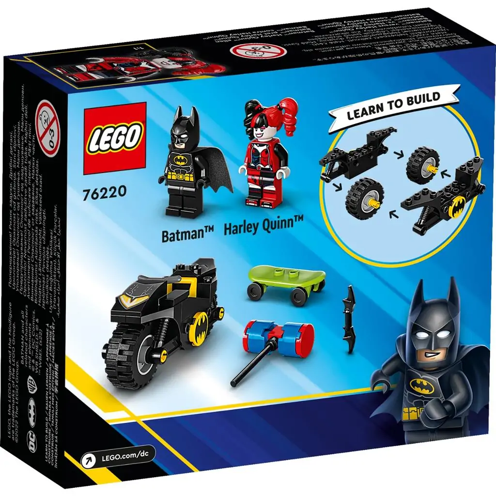 First official images of LEGO DC 76220 Batman versus Harley Quinn