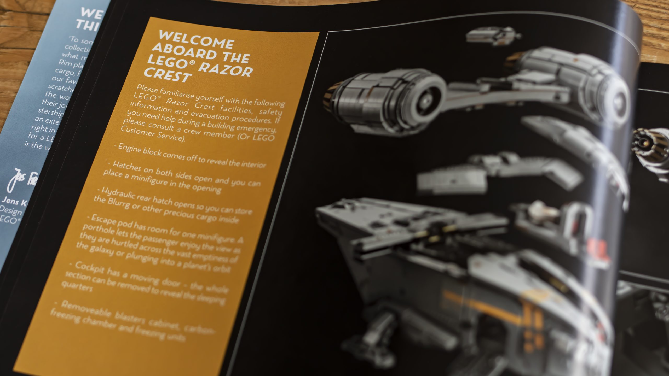 LEGO Star Wars 75331 The Razor Crest’s instructions are immersive