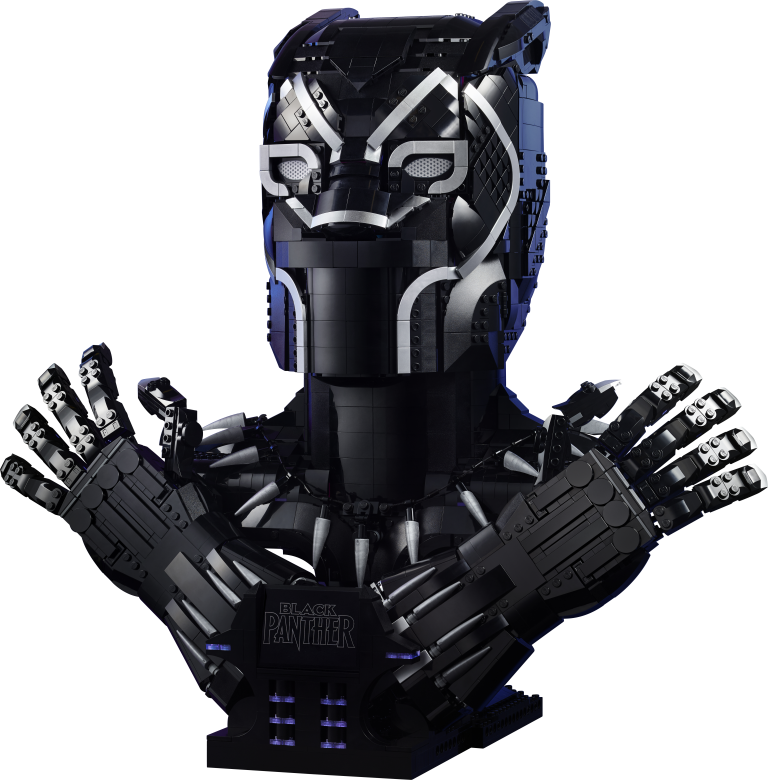 LEGO Marvel 76215 Busto de tamaño natural de Pantera Negra revelado