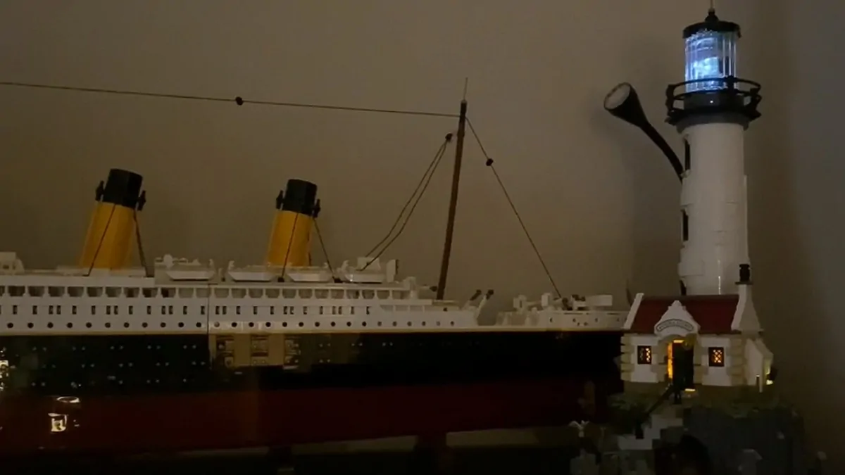 LEGO Ideas 21335 Motorised Lighthouse pairs well with 10294 Titanic