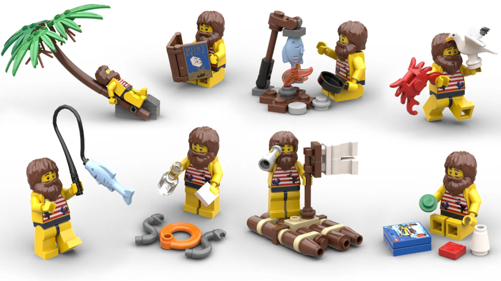 LEGO Ideas Ray the Castaway GWP rumoured for October 2022