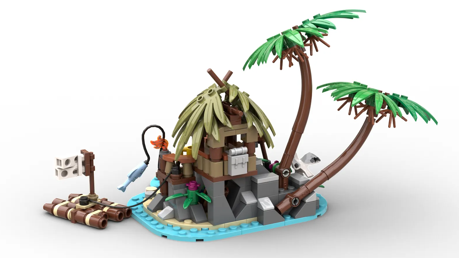LEGO Ideas Ray the Castaway GWP rumoured for October 2022