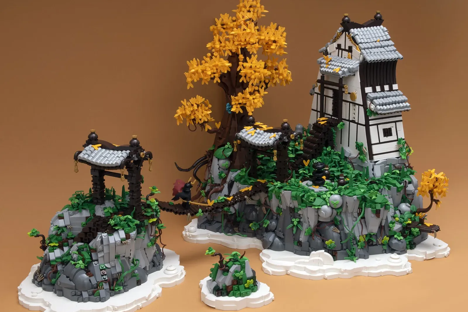 Golden Clifftop Temple gains 10K supporters on LEGO Ideas
