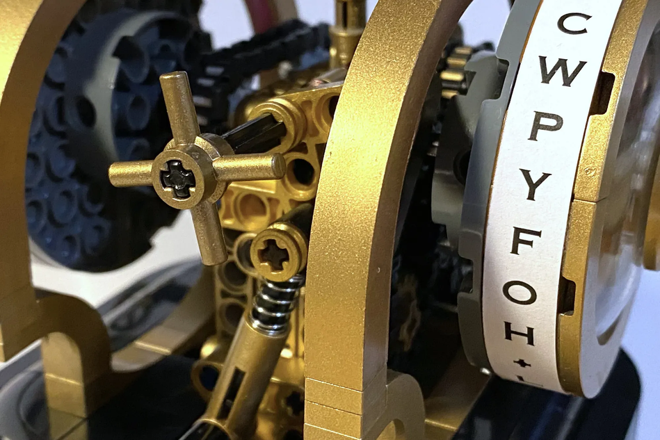 Crack the code with the Cipher Machine on LEGO Ideas