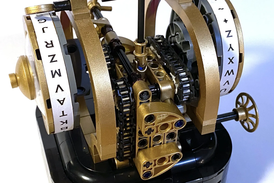 Crack the code with the Cipher Machine on LEGO Ideas
