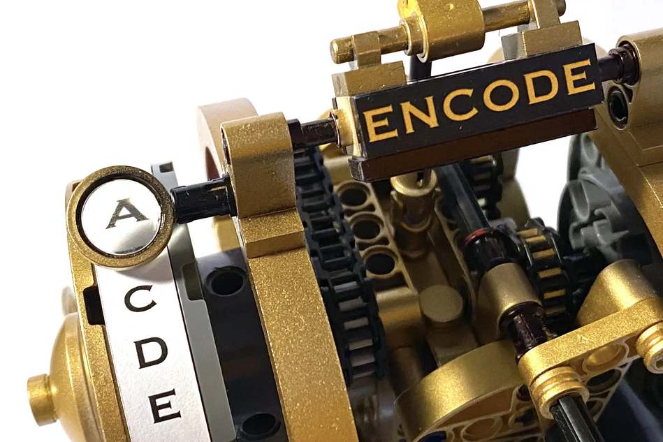 Crack the code with the Cipher Machine on LEGO Ideas