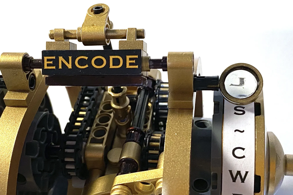 Crack the code with the Cipher Machine on LEGO Ideas