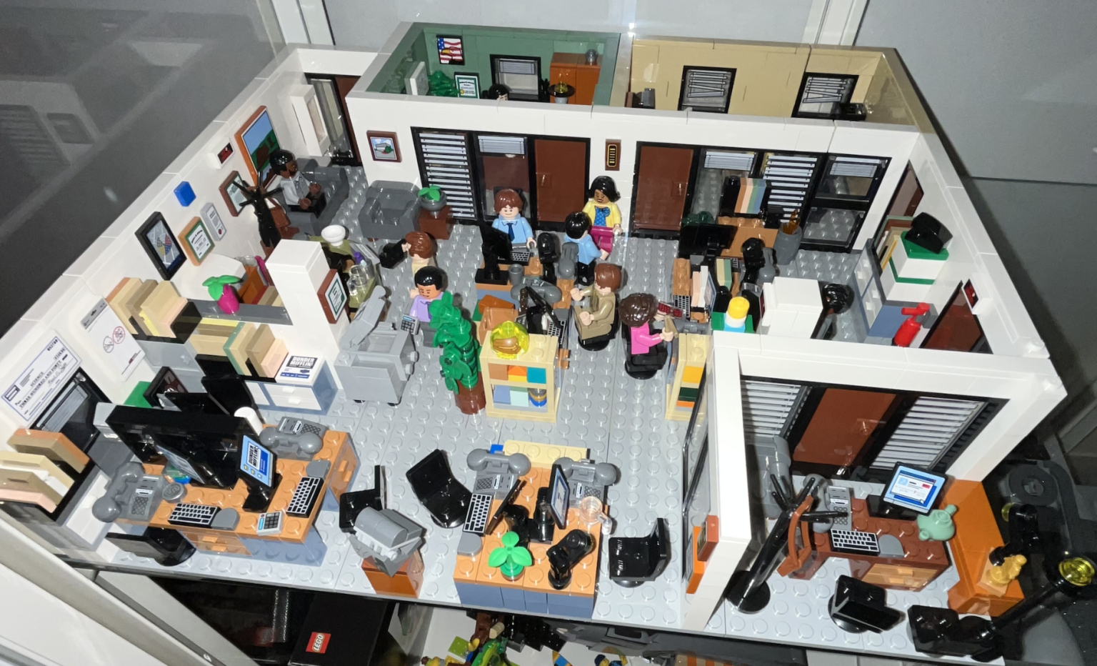 There's potential for a LEGO Ideas 21336 The Office expansion set