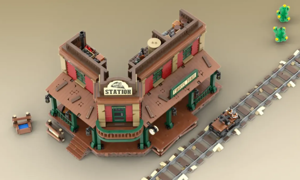 The Wild West could be next for LEGO Ideas as train station hits 10K
