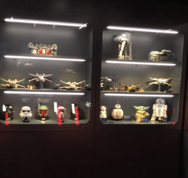 LEGO shares rare glimpse inside its secret Star Wars room