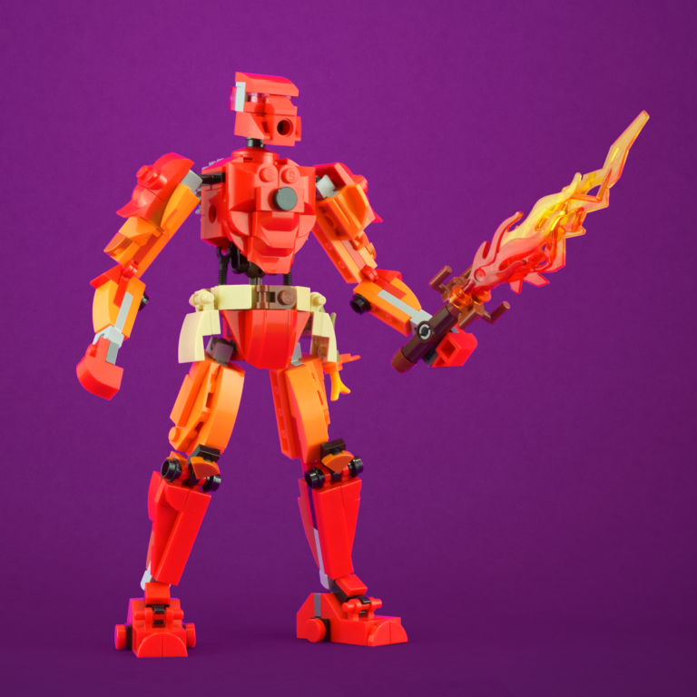 LEGO BIONICLE without constraction is entirely possible