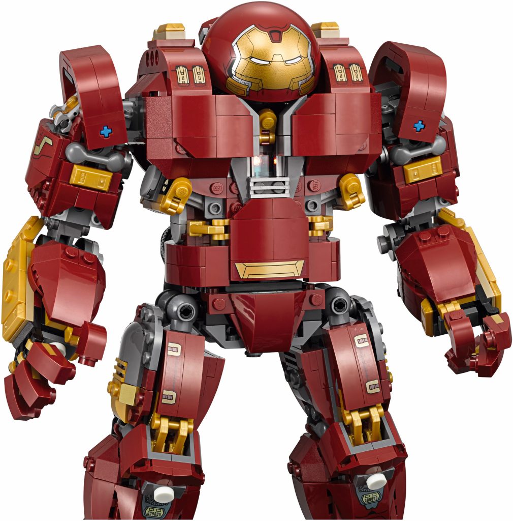 Comparing four years of huge LEGO Marvel Hulkbuster sets