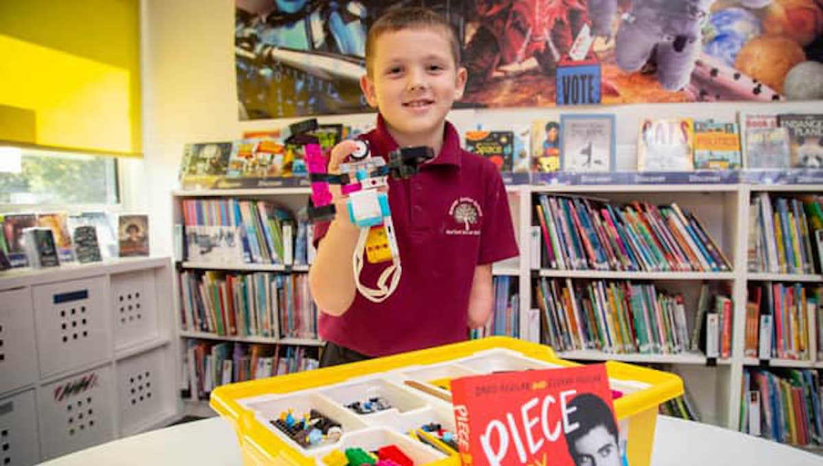 LEGO Education gifts boy a set to build his own LEGO arm
