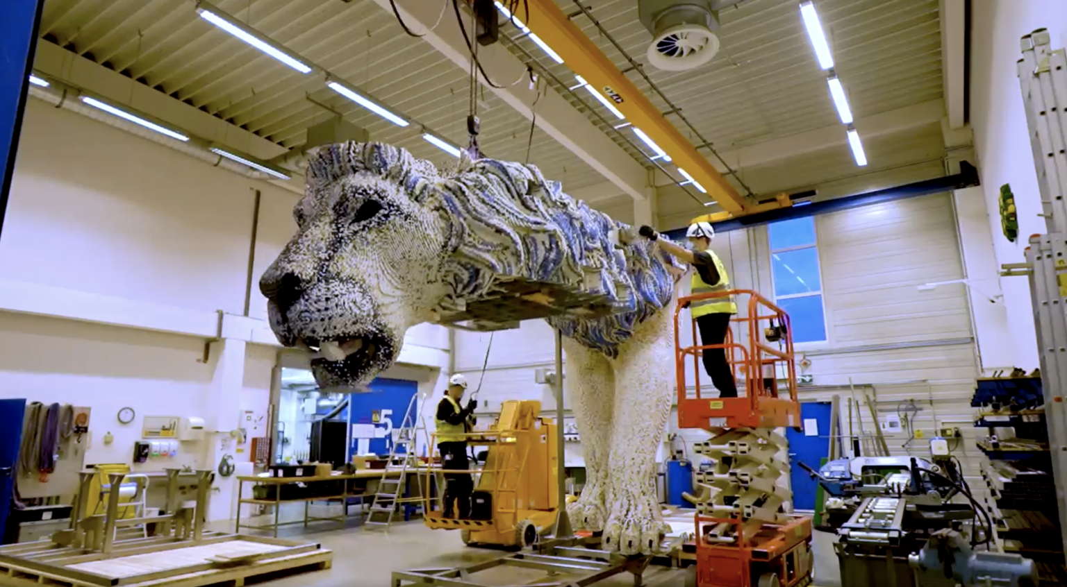 LEGO shares behind-the-bricks look at MYTHICA Sky Lion