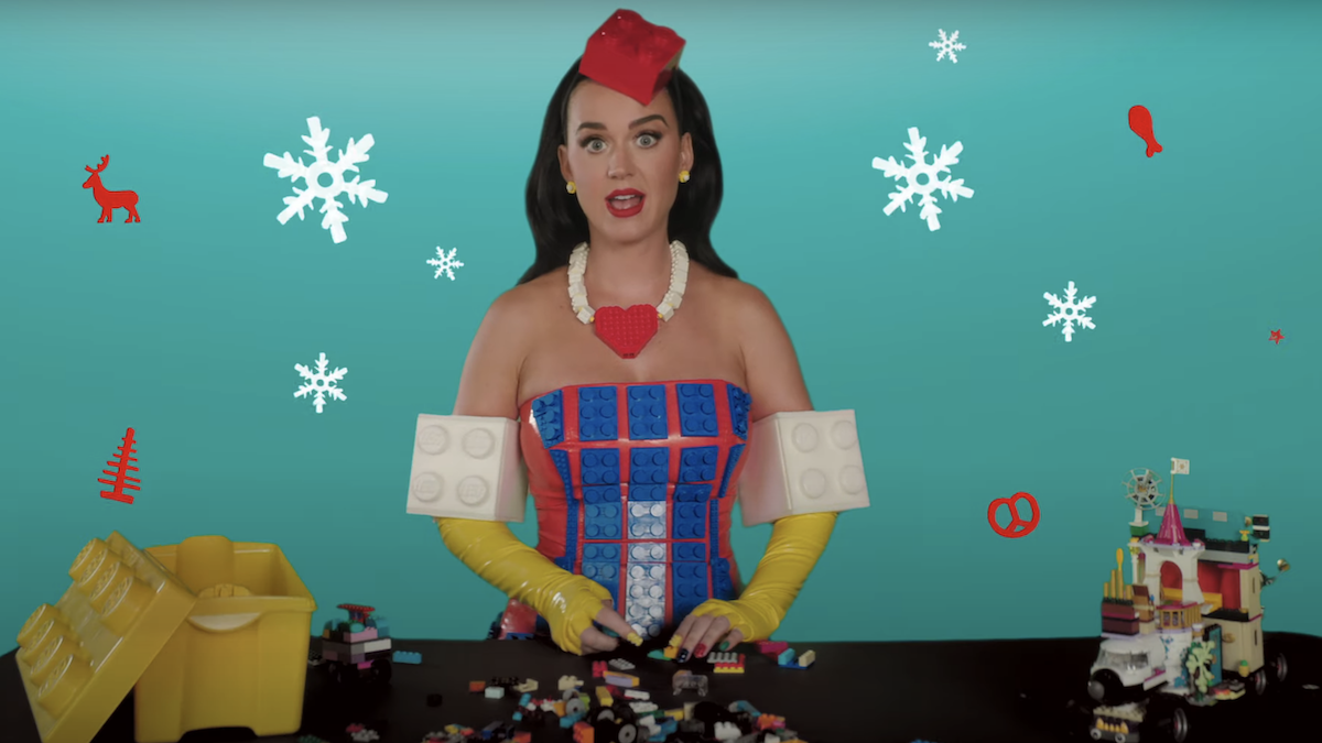 Katy Perry features in LEGO's Build To Give initiative