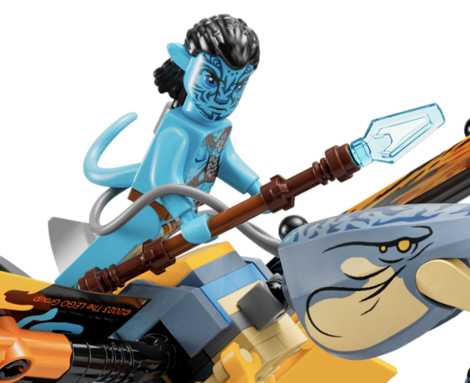 LEGO Avatar sets offer weapons for both play and display
