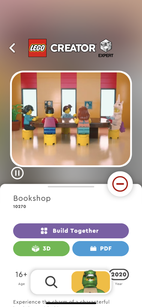 Updated LEGO Builder app now includes handy brick totaliser