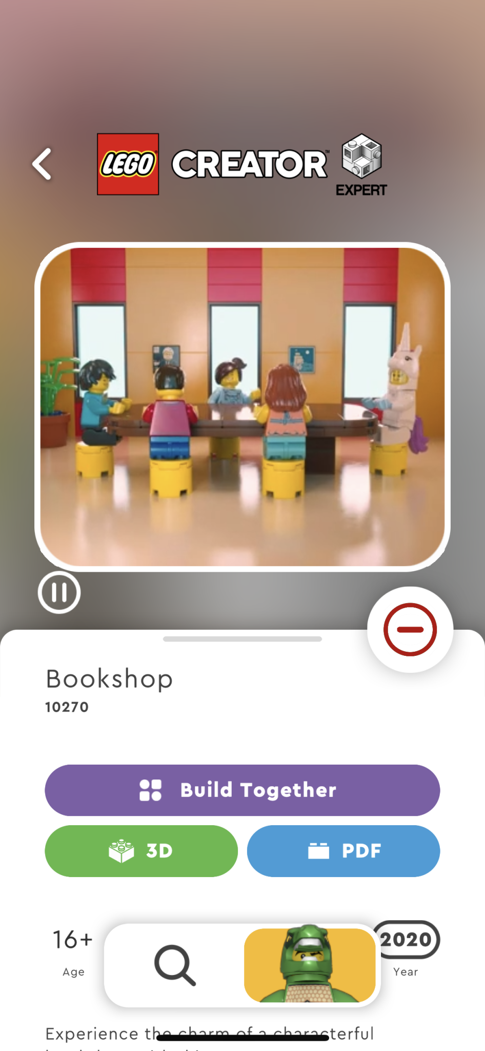 Updated LEGO Builder app now includes handy brick totaliser
