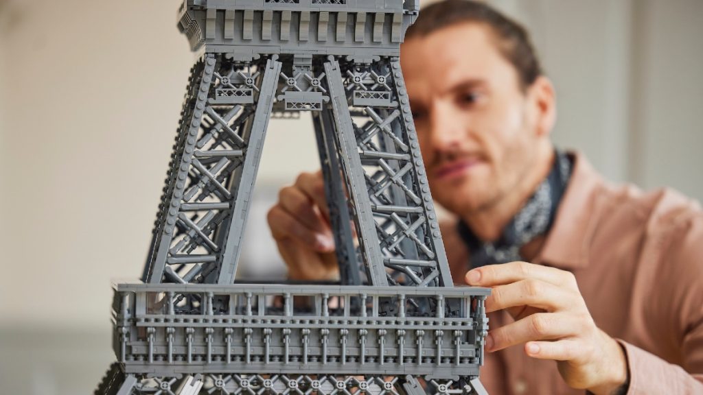 LEGO Icons 10307 Eiffel Tower shares facts with real tower