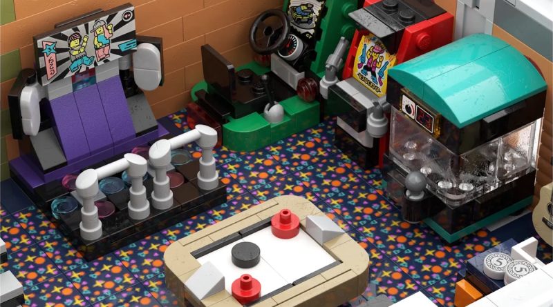 WATCH: This modular arcade LEGO Ideas project looks stunning