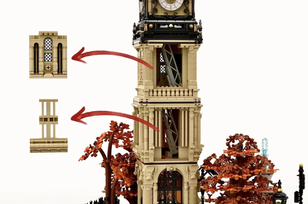 LEGO Ideas modular Clock Tower Park reaches 10K