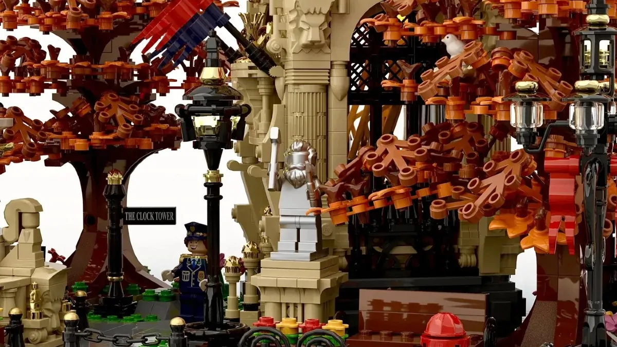 LEGO Ideas modular Clock Tower Park reaches 10K