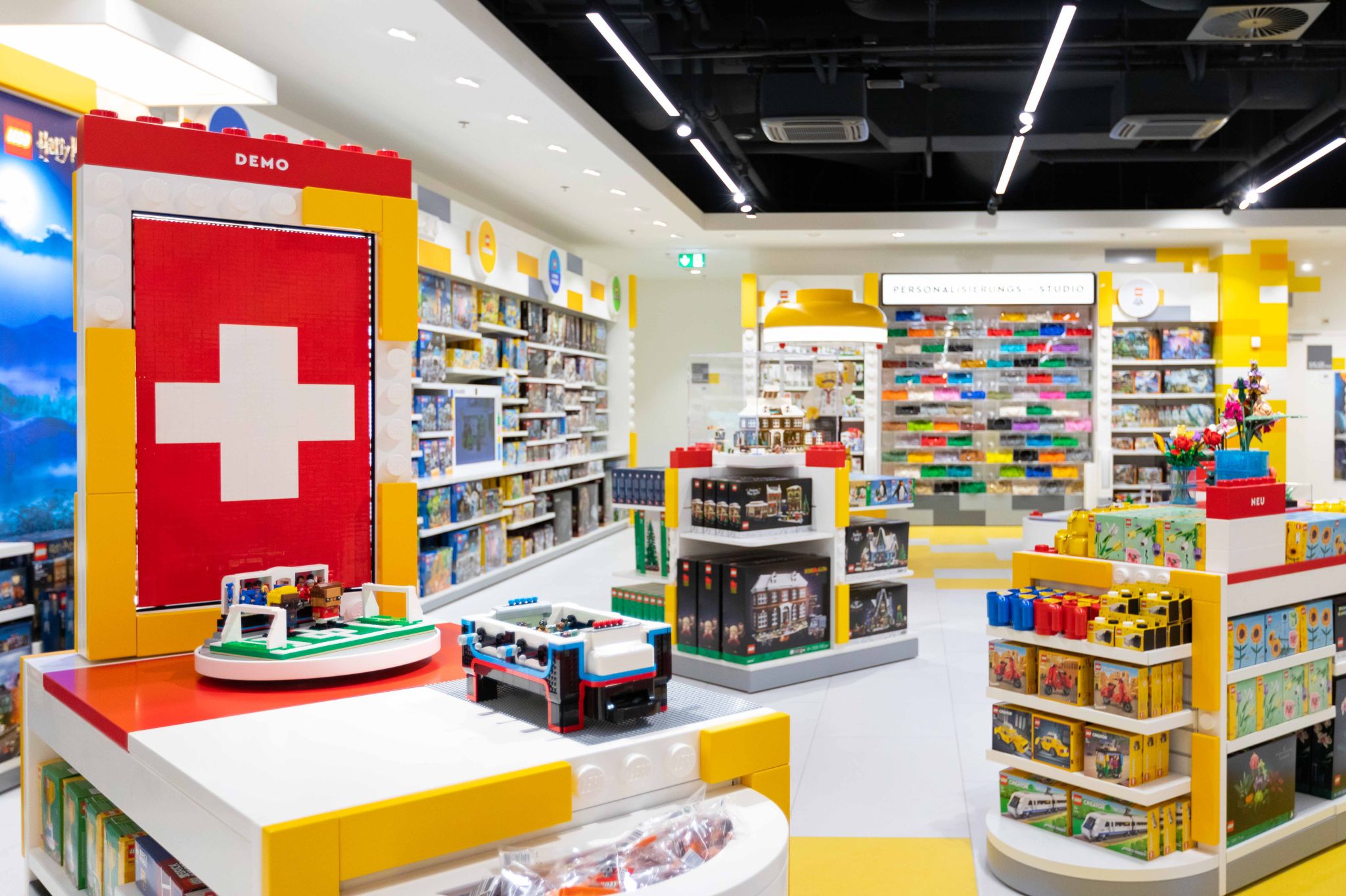 Peek inside Switzerland's first LEGO Store the day it opened