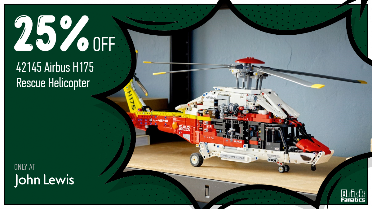 Huge discount 42145 Airbus H175 Rescue Helicopter John Lewis