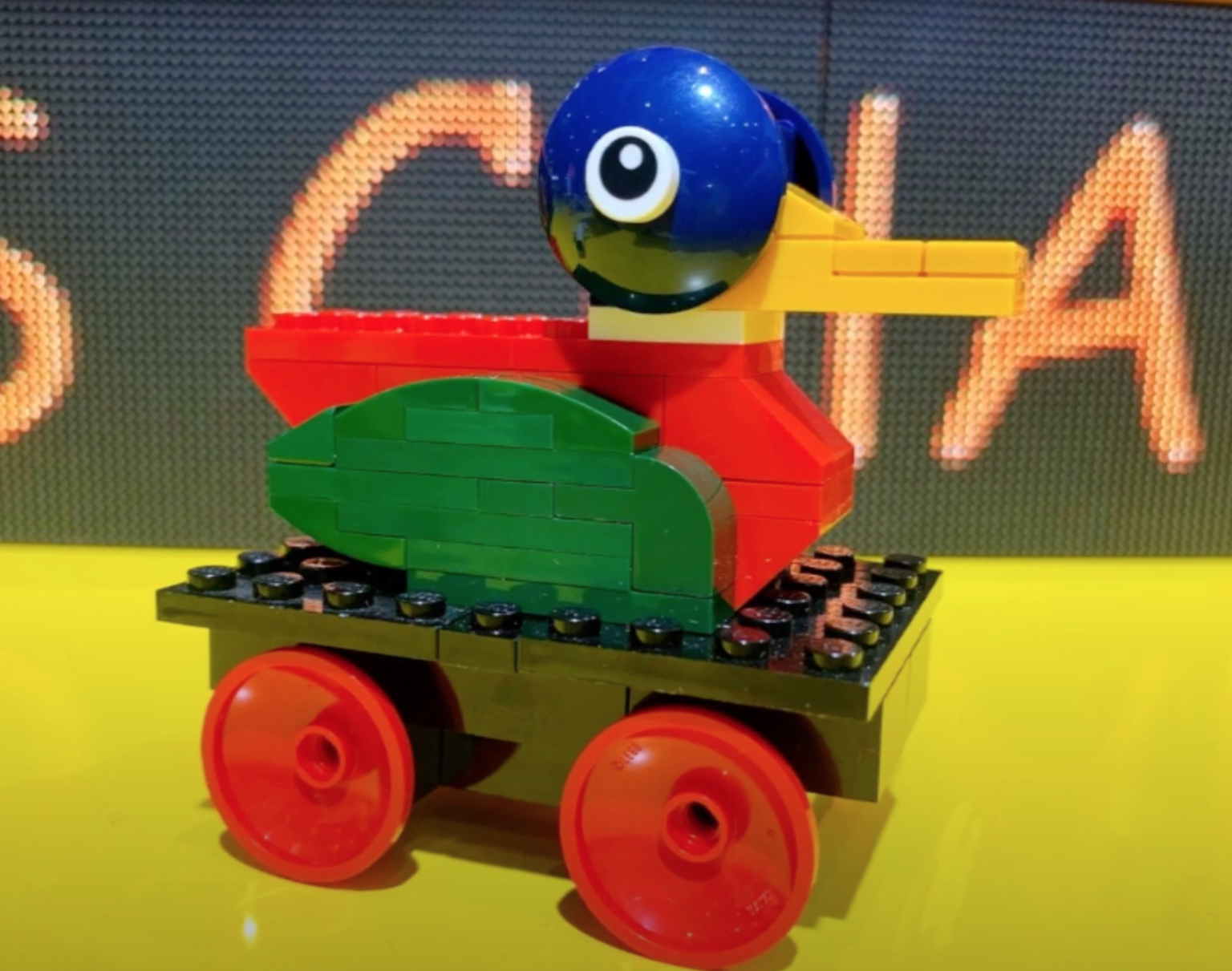 Limited-edition LEGO Wooden Duck promotional sets at CIIE