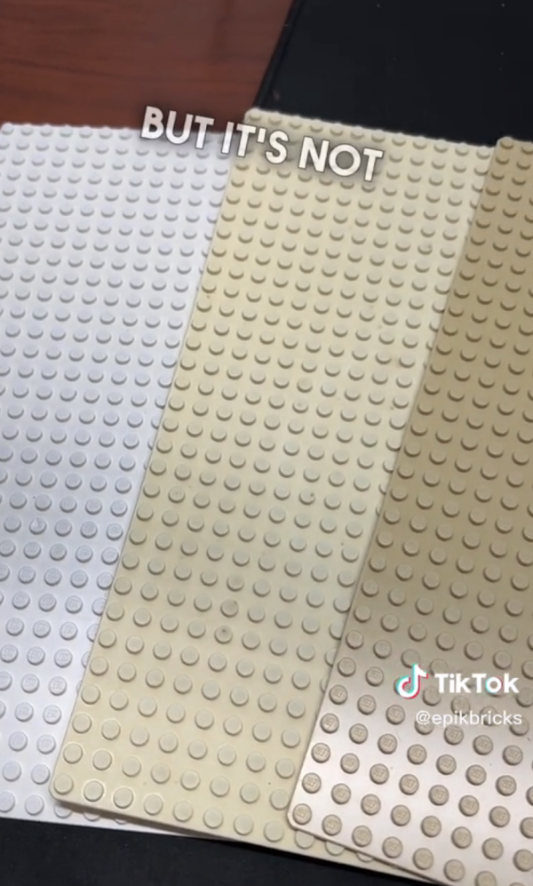 LEGO base plate experiment proves danger of sunny windows