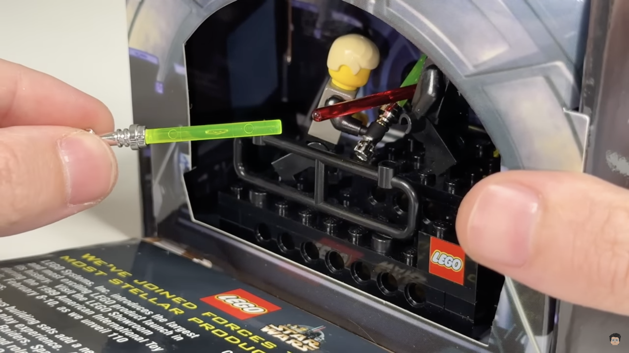 LEGO Star Wars lightsabers originally looked very different