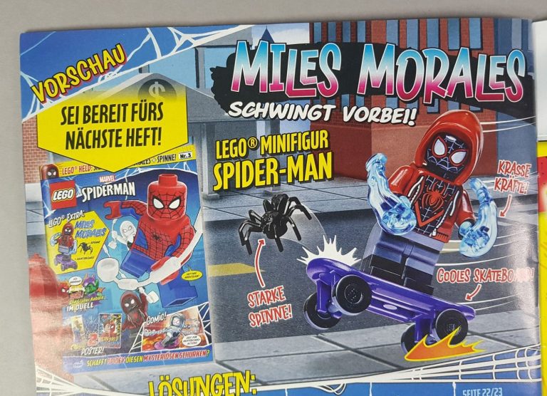LEGO’s best Spider-Man minifigure returns in Marvel magazine