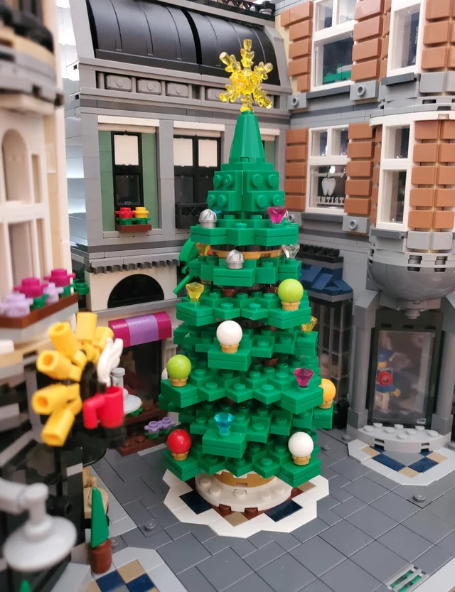 Add some Christmas cheer to your LEGO Modular Buildings