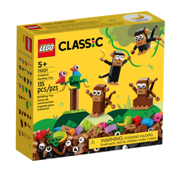 LEGO Classic 11031 Creative Monkey Fun is now available