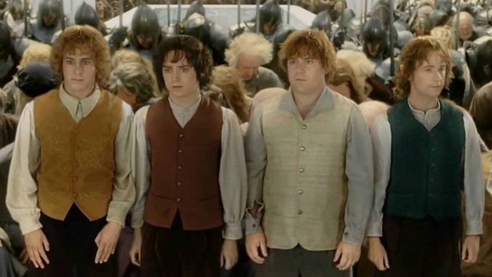 Which LEGO minifigures might be in Lord of the Rings set?