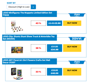 Compare the best LEGO prices and deals with new LEGO Price Tracker